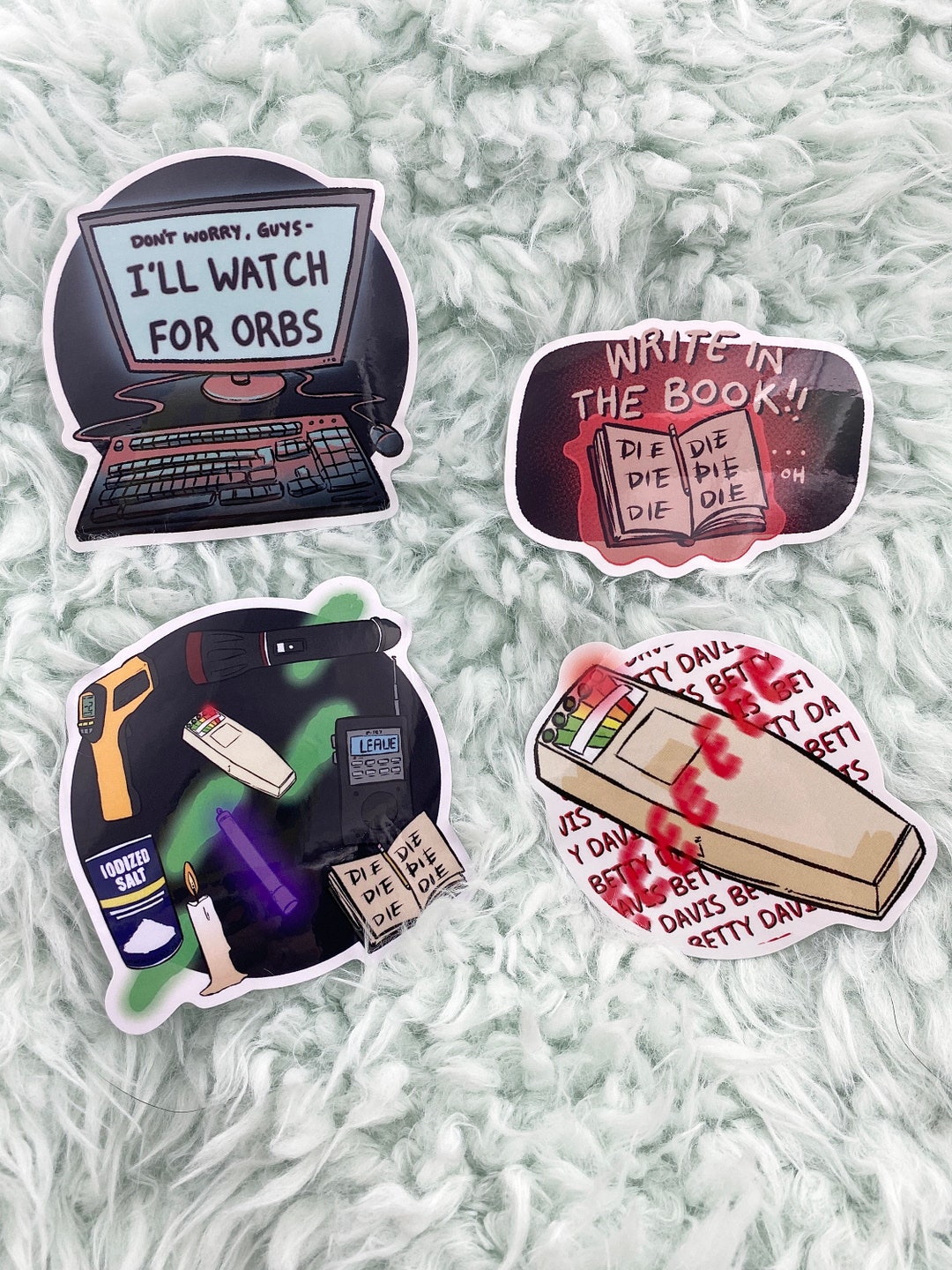 Phasmophobia Ghost Hunting Vinyl Stickers - Etsy