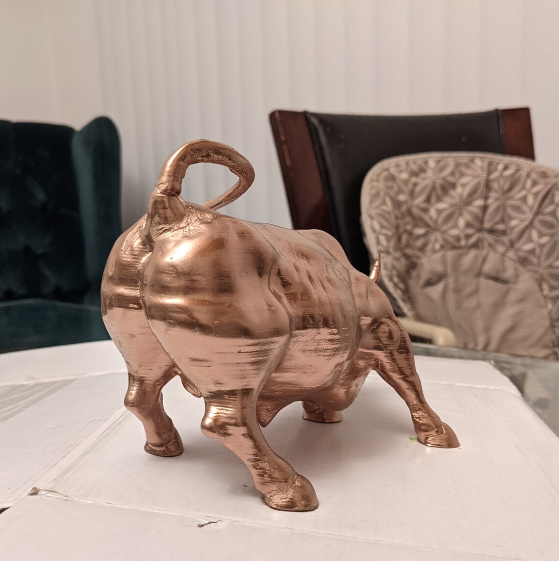 Wall Street Charging Bull - Desk Sculpture - Bronze, Gold, or Aged ...