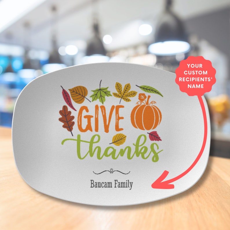 Thanksgiving Custom Dinnerware, Handmade Dinnerware, Unique Dinnerware ...