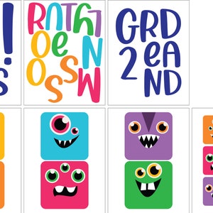 Pre-k is Monsterously Fun Bulletin Board or Door Decoration With SVG - Etsy