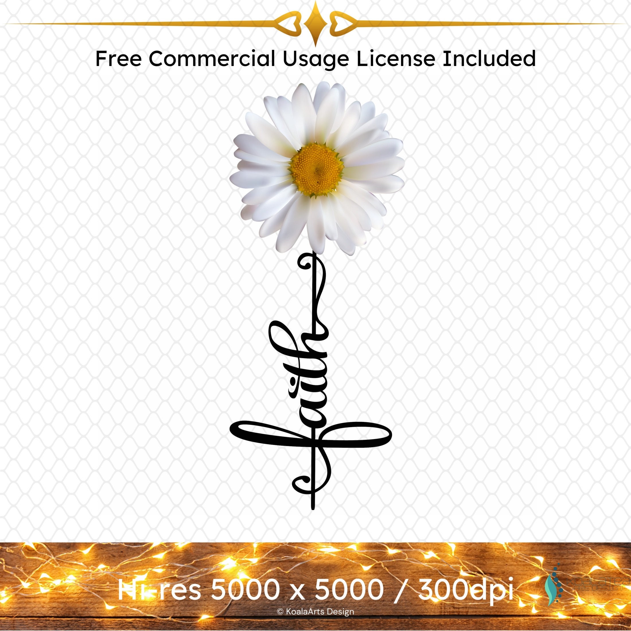 Faith in Floral Designs Set 03 Four 4 Designs in PNG Format - Etsy UK