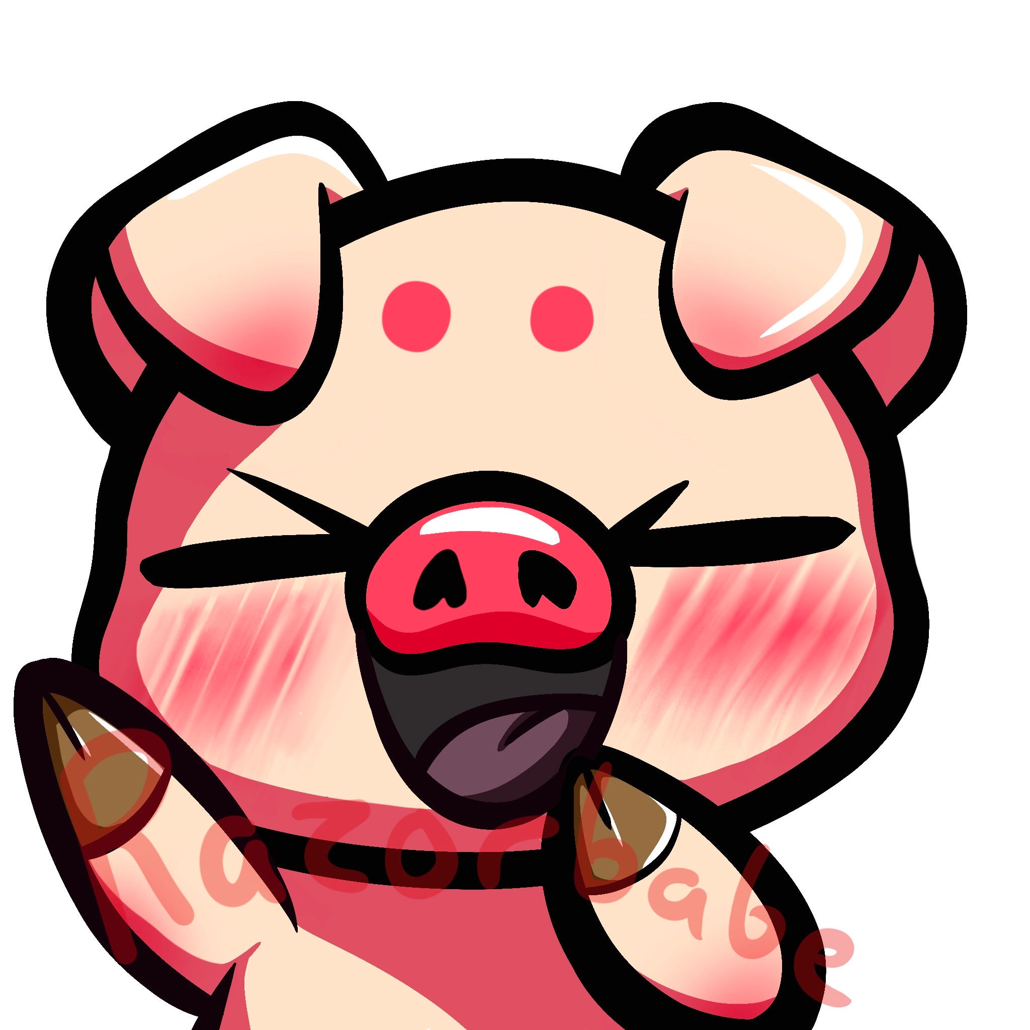Dab Pig Emote - Etsy