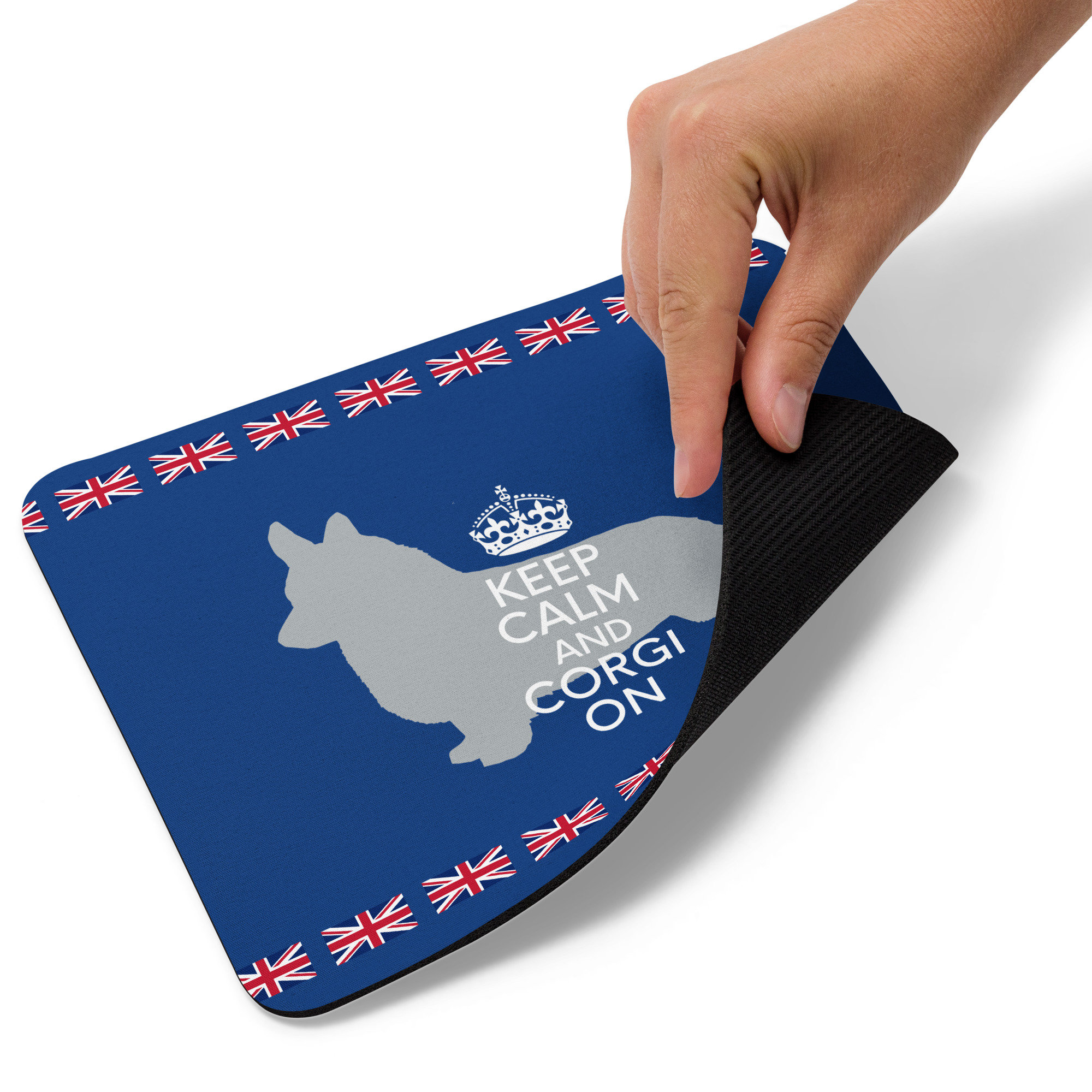 Corgi Mouse Pad, British Mouse Pad, Queen Elizabeth Mouse Pad, QEII ...