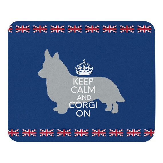Corgi Mouse Pad British Mouse Pad Queen Elizabeth Mouse Pad - Etsy