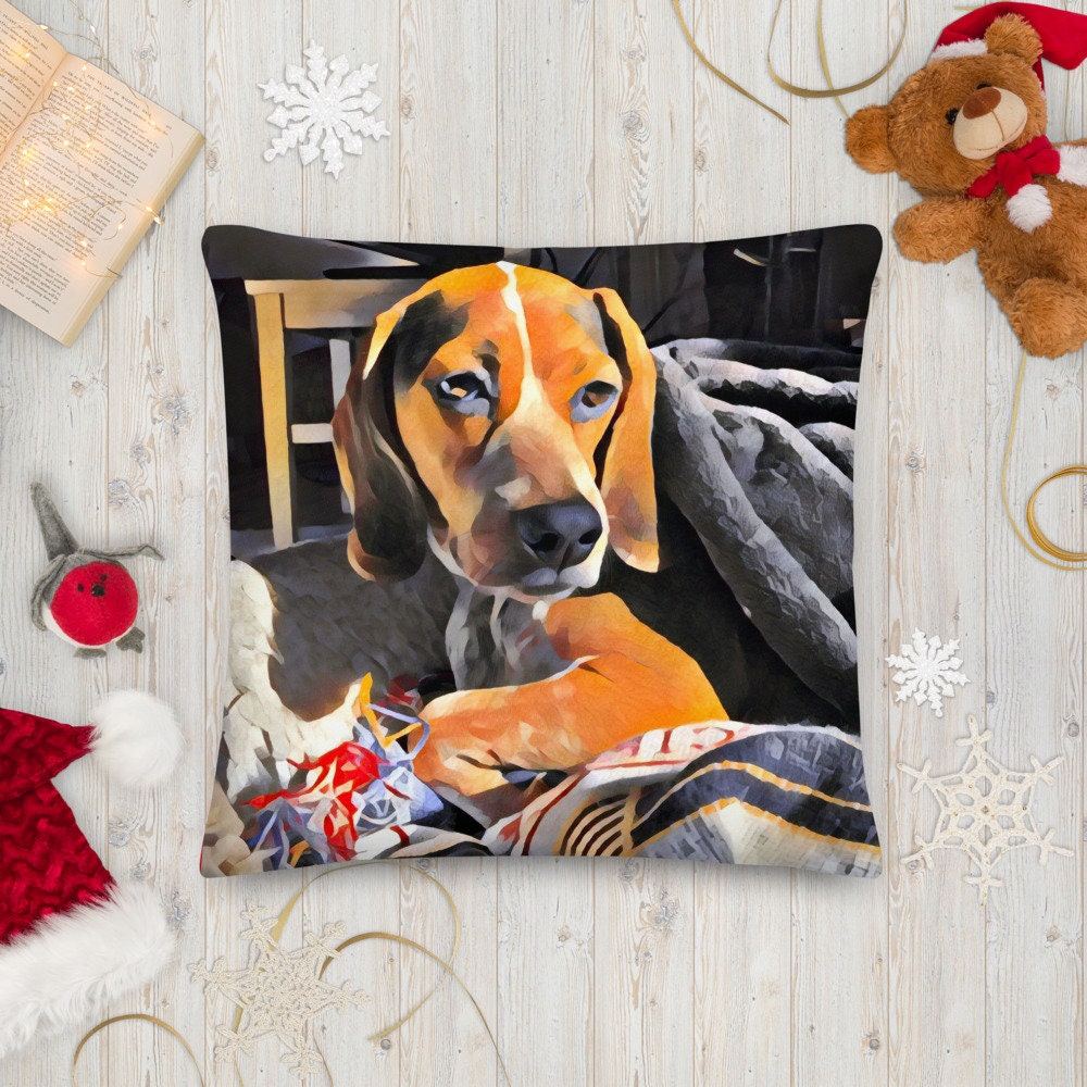 Winston the Prime Minister of Beagles Beagle Pillow Dog - Etsy