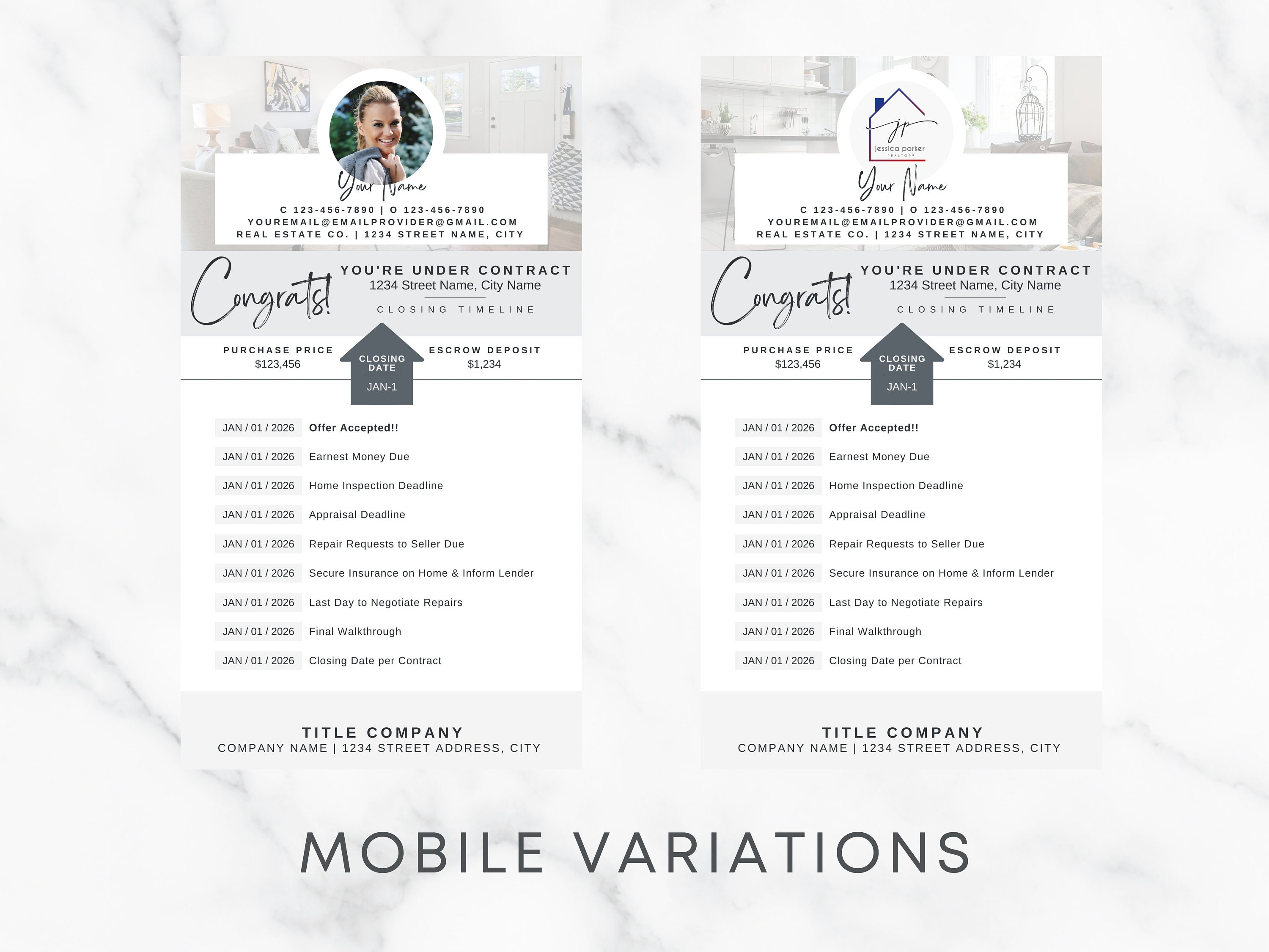 Real Estate Closing Timeline Printable Letter Size & Mobile - Etsy