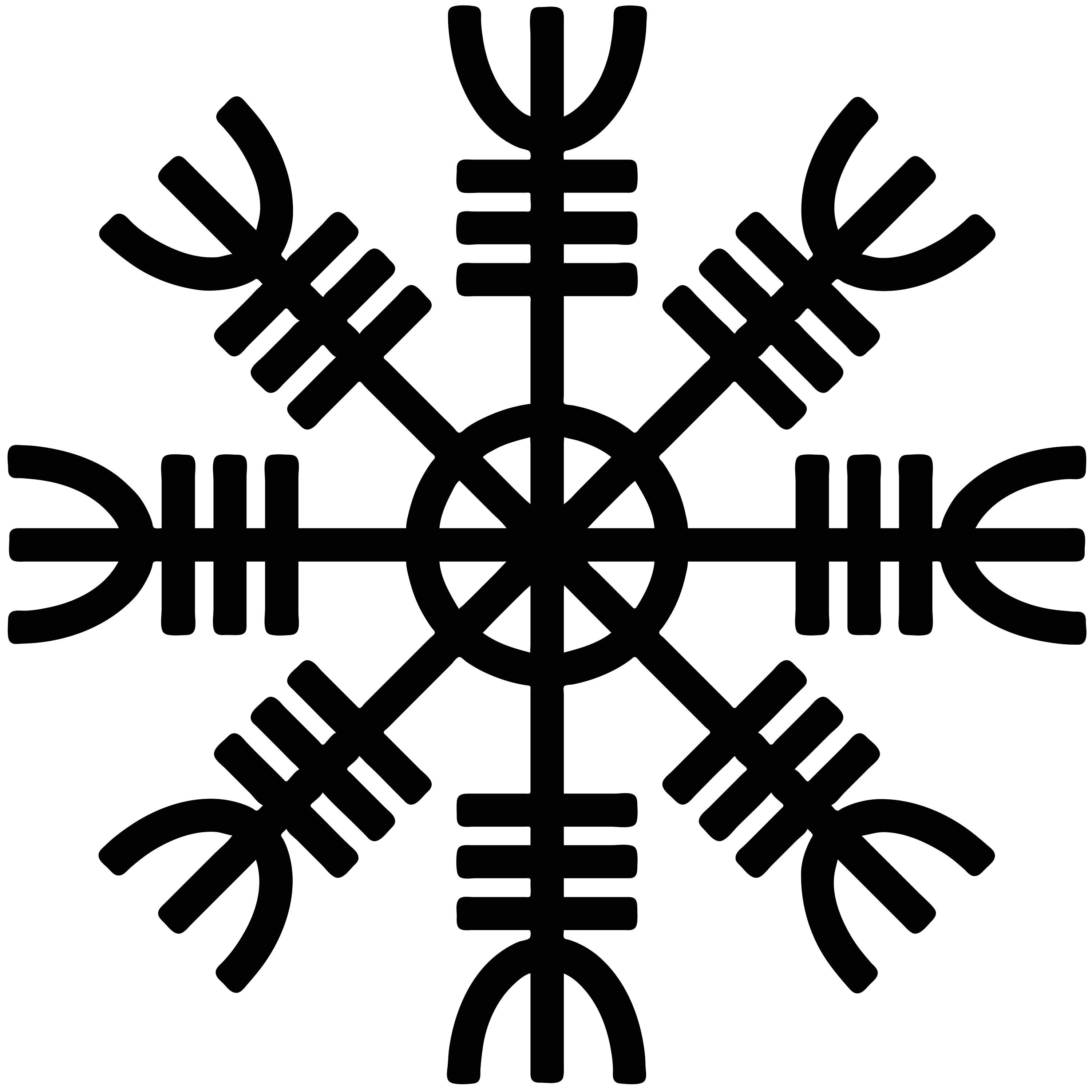 Bindrunes Runas y símbolos vikingos nórdicos SVG Vector Clipart - Etsy ...