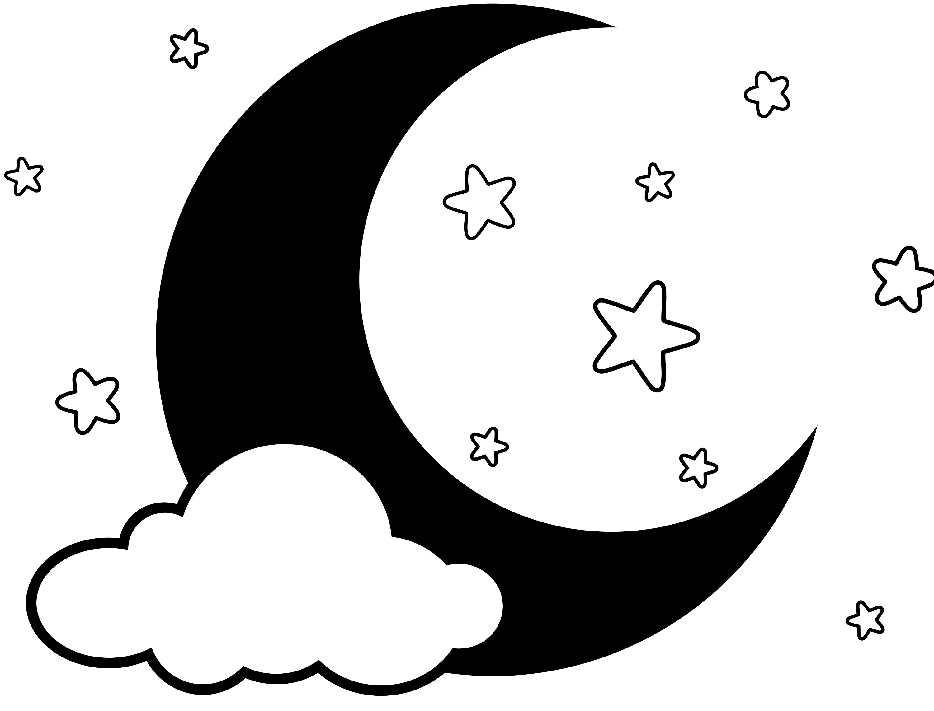 12 Moon and Star Designs Bundle Moon SVG Vector Digital Files - Etsy