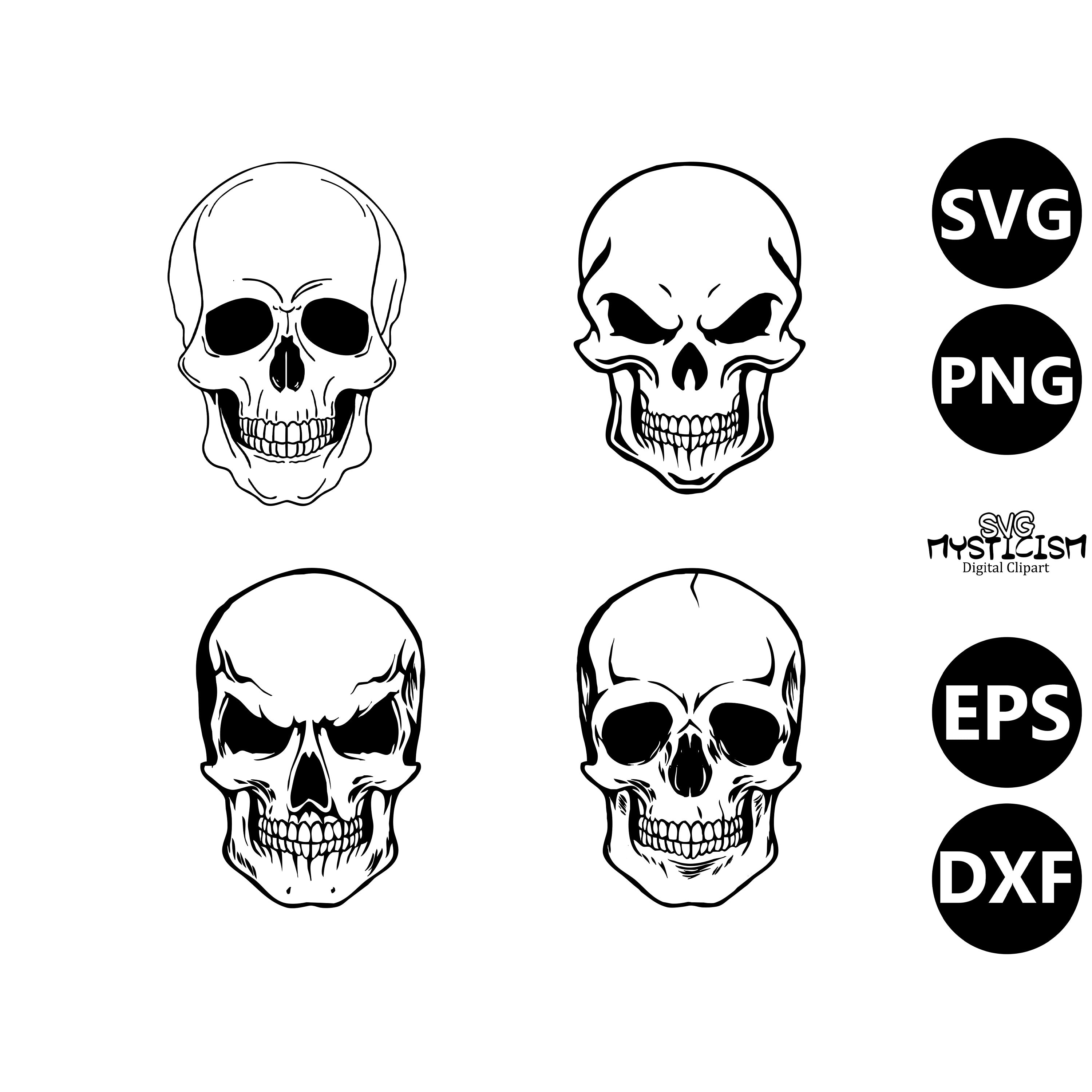 Skulls SVG Vector Digital Art Files - Etsy Canada