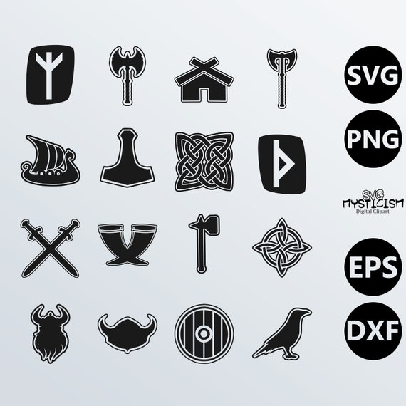 Paper, Party & Kids Scrapbooking Papercraft Bindrunes Norse Viking ...