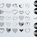25 Heart SVG Bundle Vector Digital Clip Art - Etsy