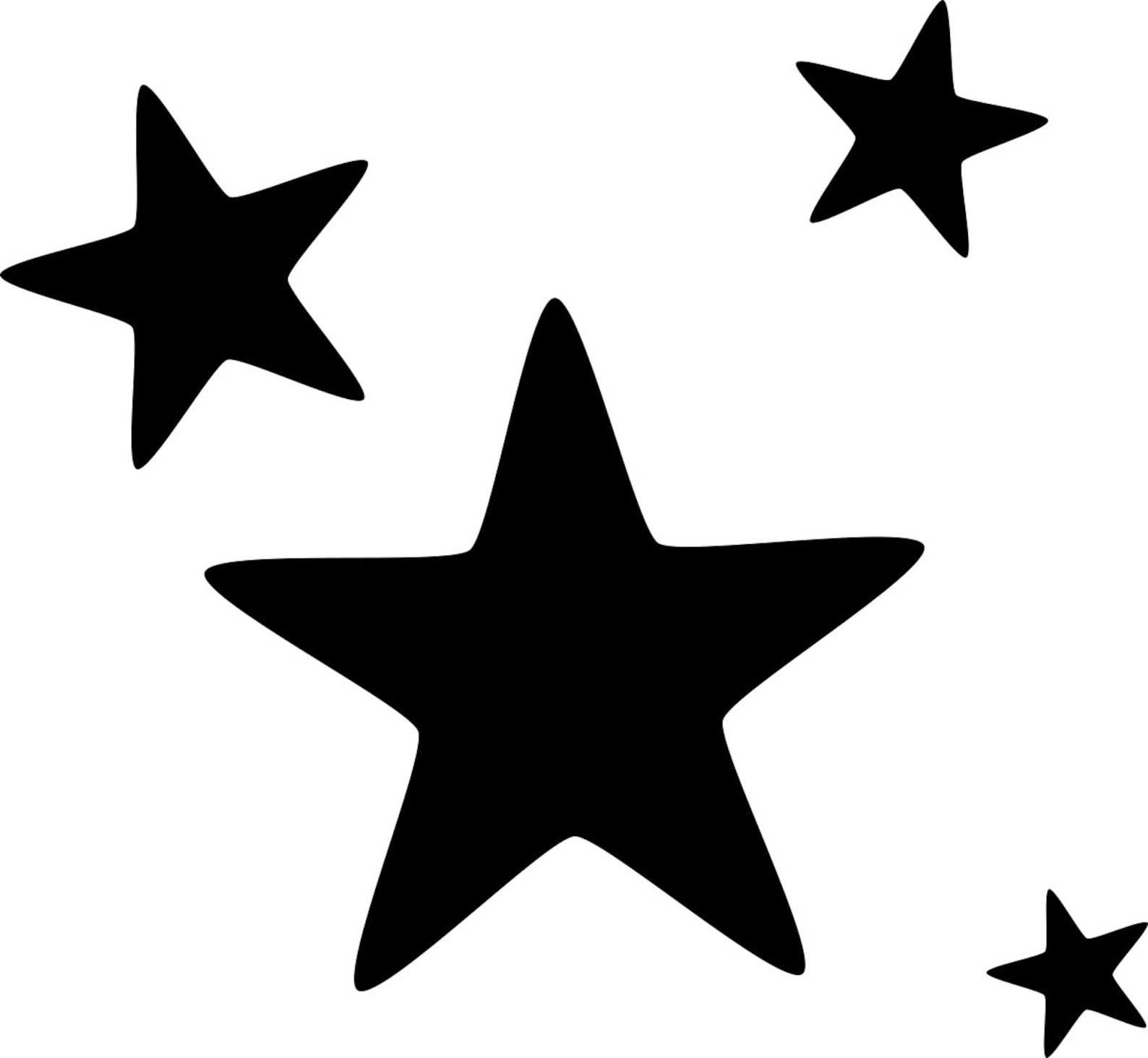 12 Star Designs Bundle Star SVG Vector Digital Clipart - Etsy