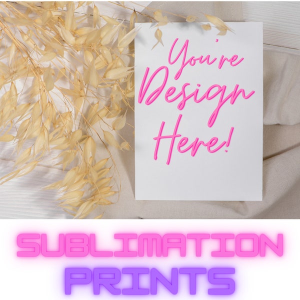 Custom Sublimation Prints - Etsy