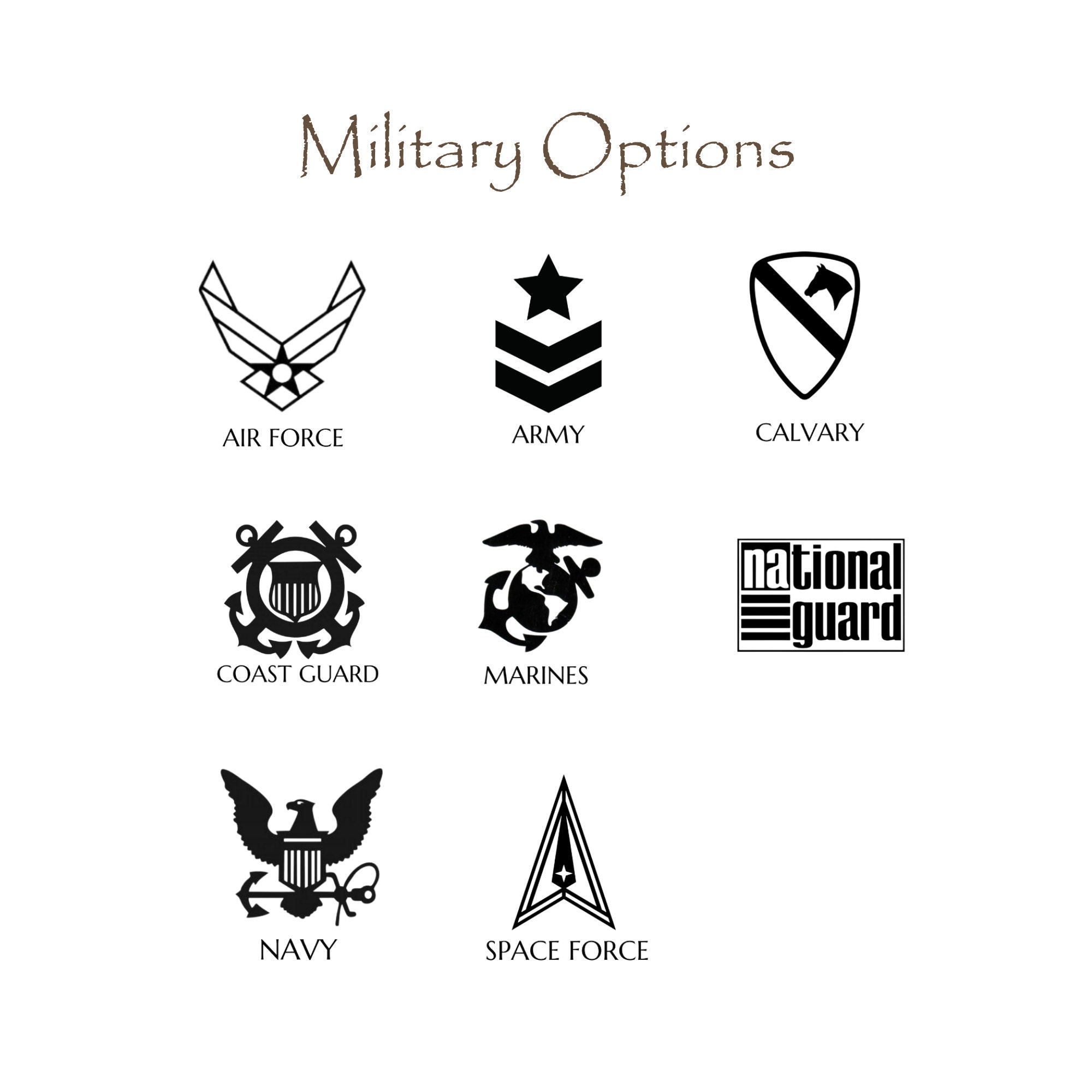 Marines Address Stone Marines Hand Carved Hand Painted Address Optional ...