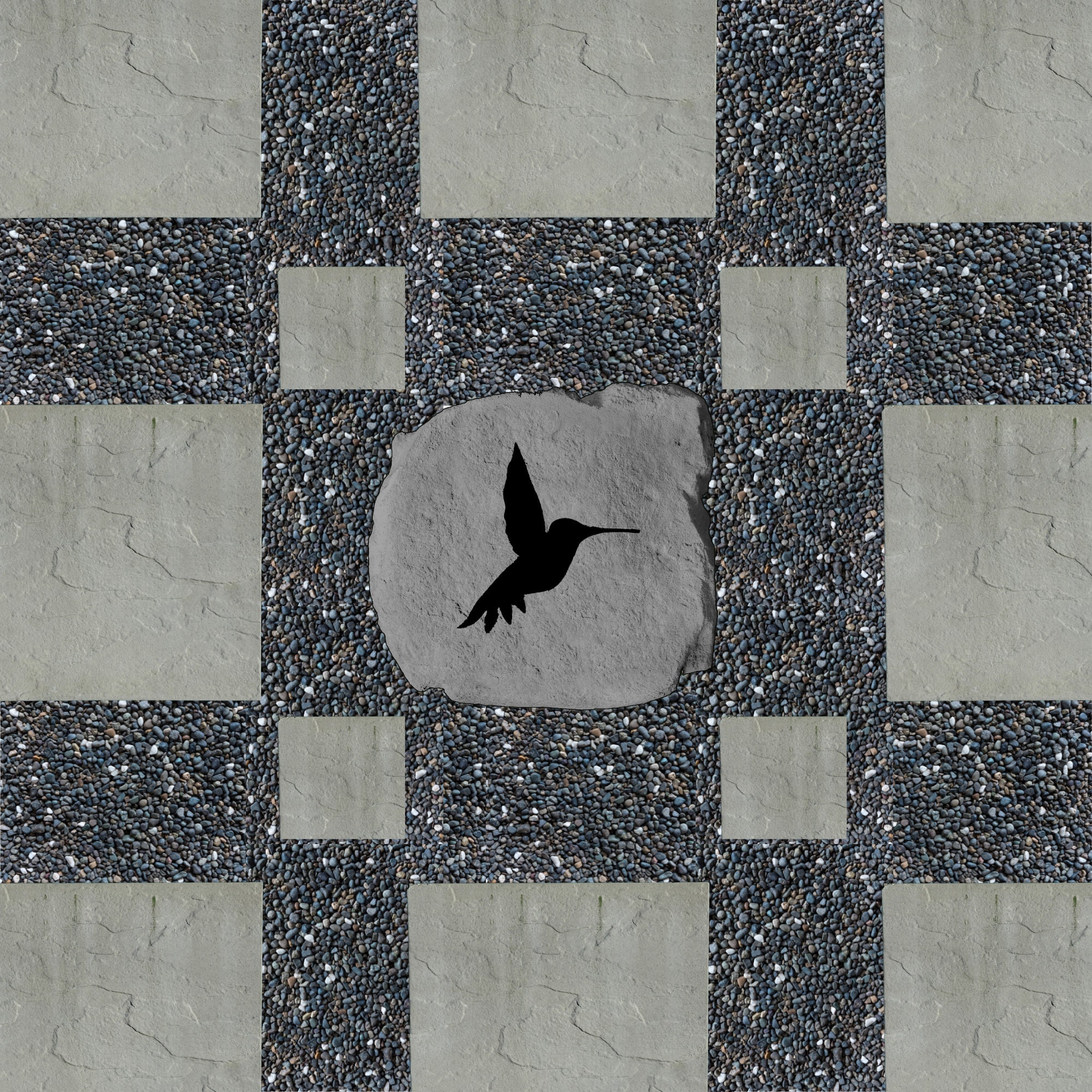 Painted Stones Hummingbird Stone Hand Carved Hand Painted Address ...