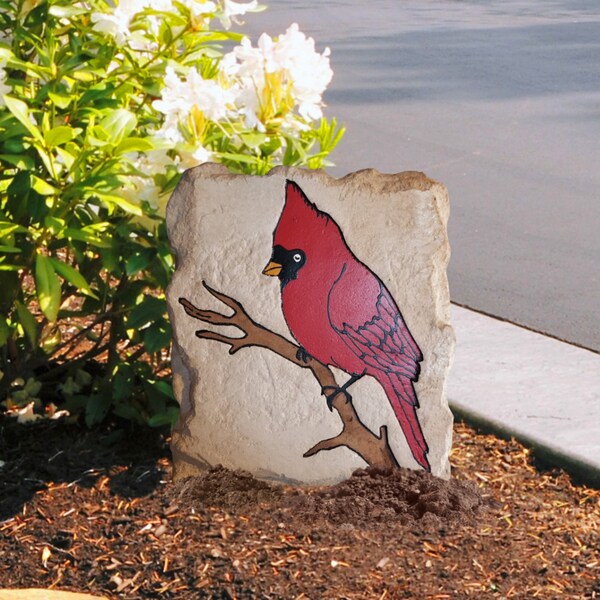 Cardinal Memorial Stone - Etsy