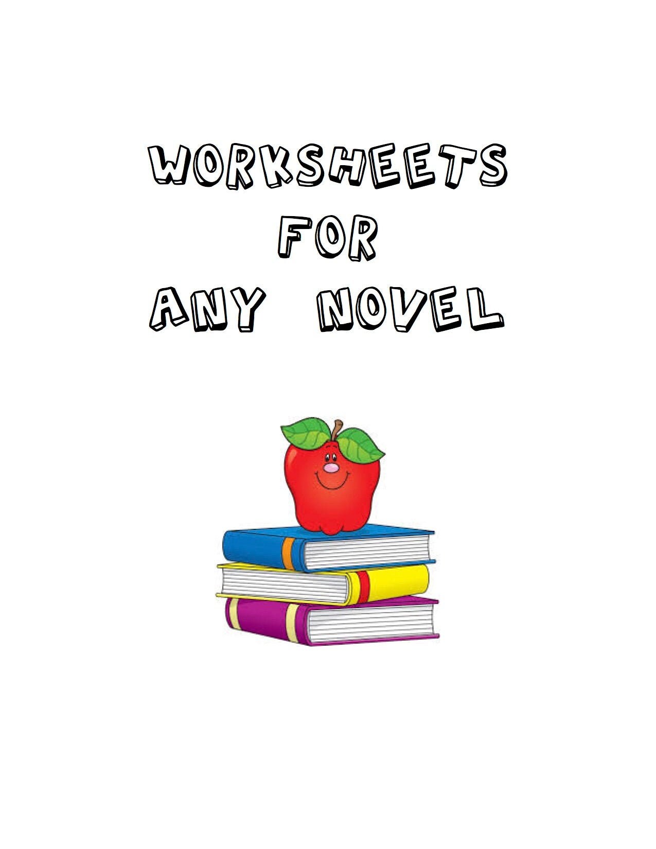 Worksheet For Any Novel | Etsy