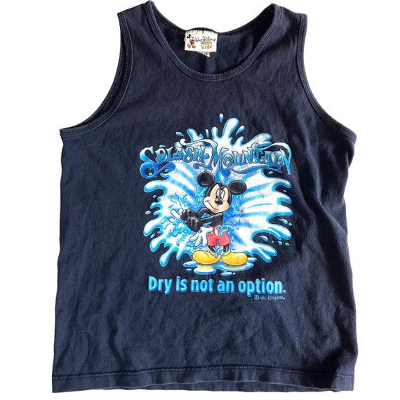 Vintage Disney Splash Mountain Tank Kids Large - Gem