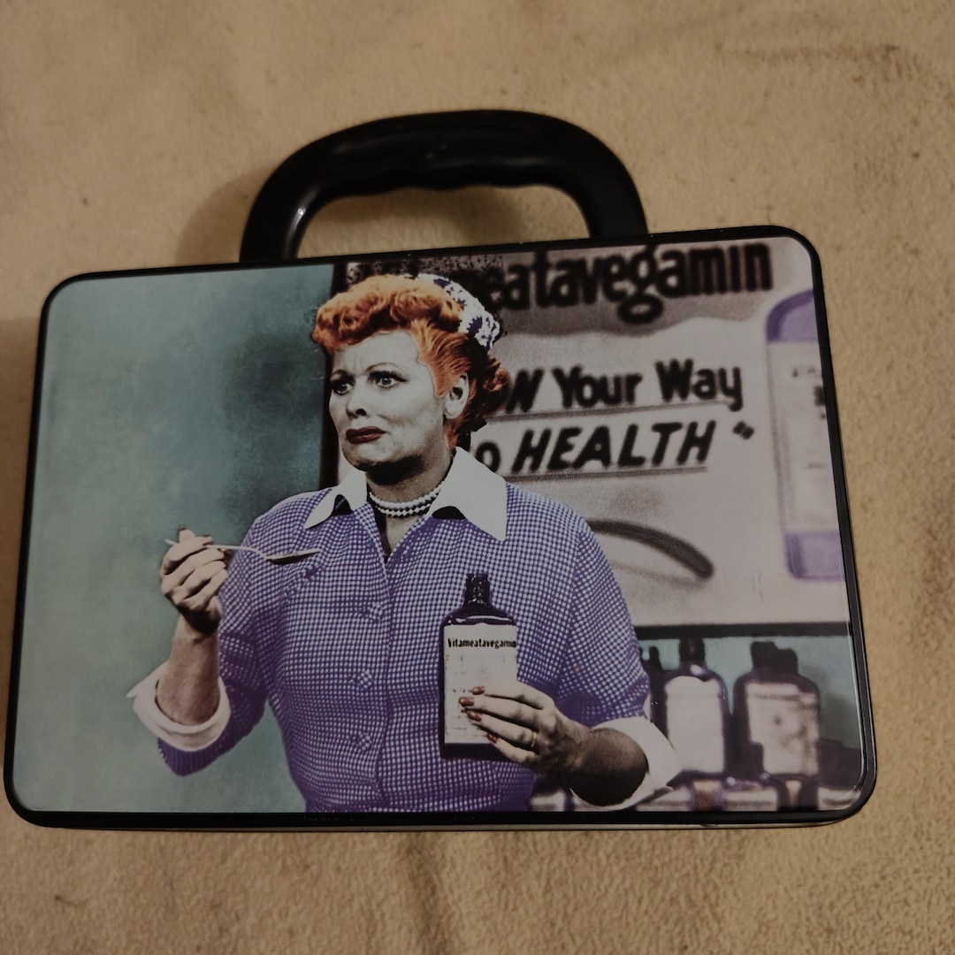 I Love Lucy Vitameatavegamin Lunch Box 5 in X 7 in X 3 In - Etsy