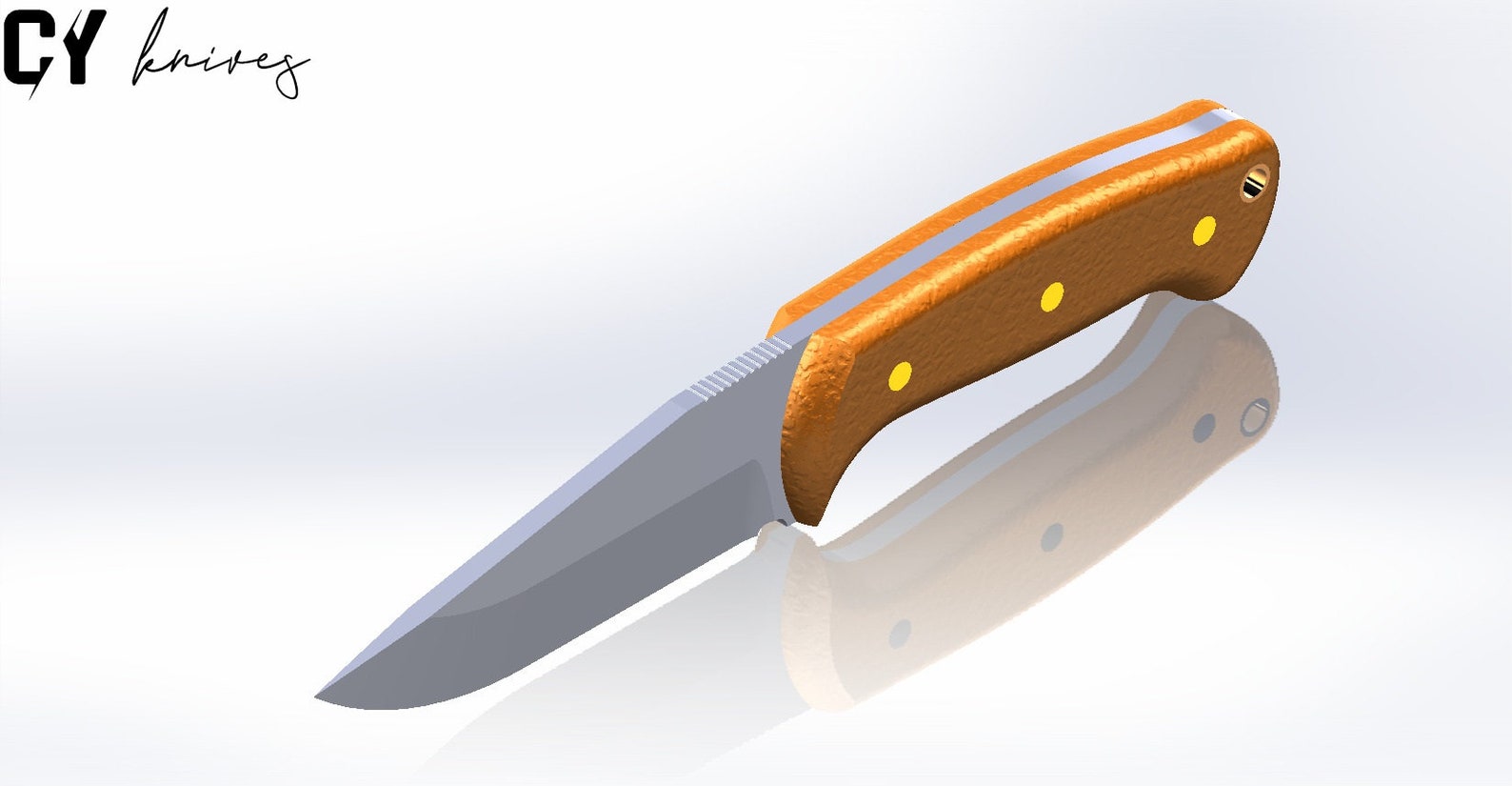 Bushcraft Knife Template NP Ready for Cutout, Laser Cutting, Plasma ...