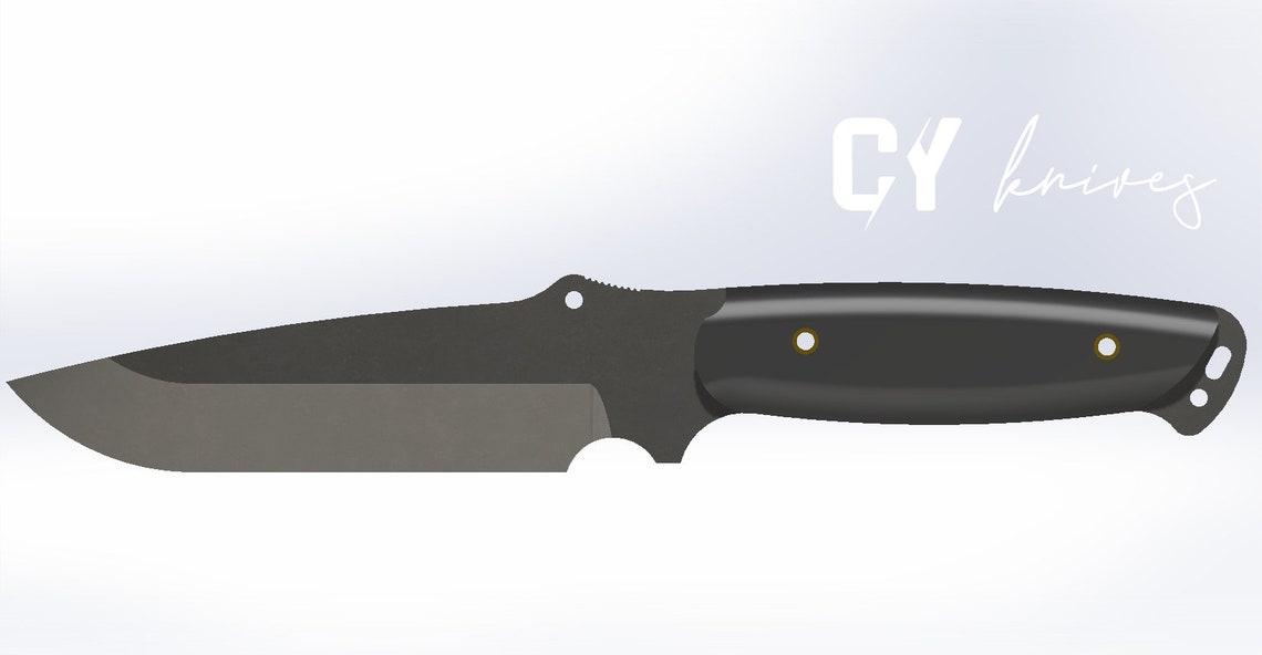 Bushcraft Knife Template CY095, Laser Cut Ready (digital Files) - Etsy