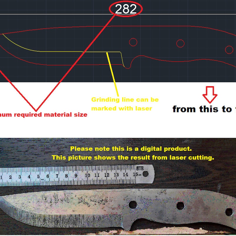 Karambit Template - Etsy