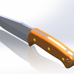 Bushcraft Knife Template NP Ready for Cutout, Laser Cutting, Plasma ...