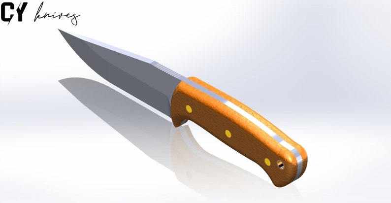 Bushcraft Knife Template NP Ready for Cutout, Laser Cutting, Plasma ...