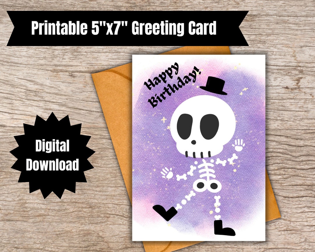 Printable Birthday Card - Etsy