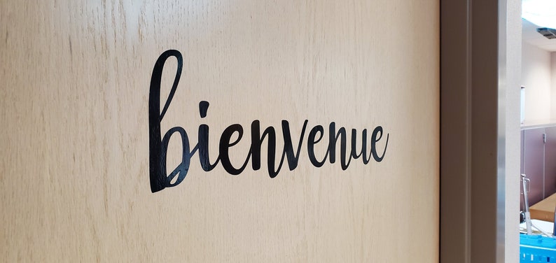 Bienvenue Sign Welcome Sign Classroom Decor French - Etsy