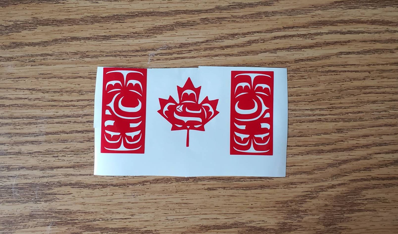 Indigenous Canadian Flag, Native Flag, Canadian Flag Vinyl Decal ...