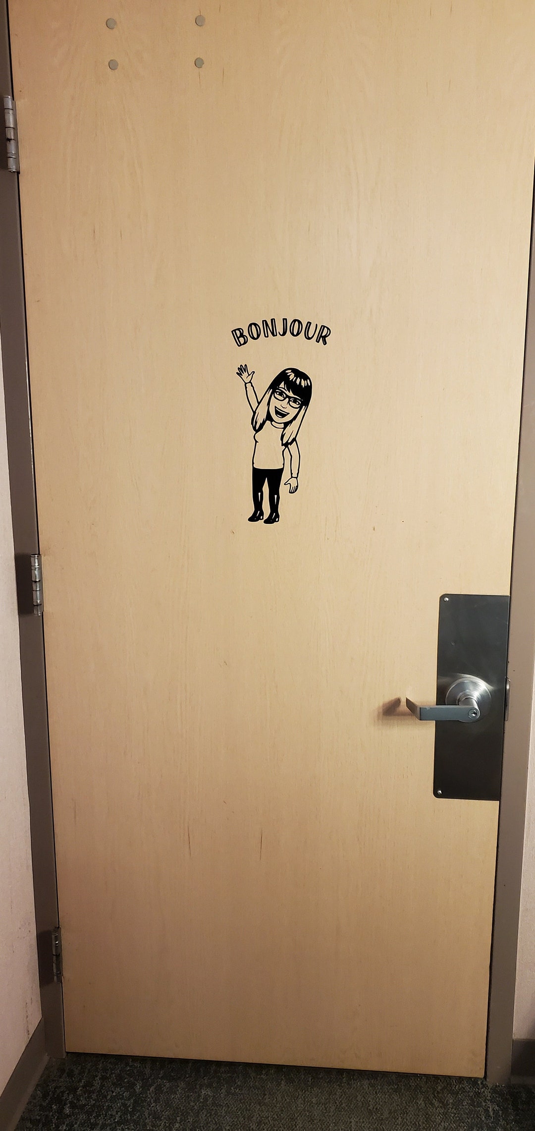 Bitmoji Personalized French Teacher Decal, French Vinyl, French ...