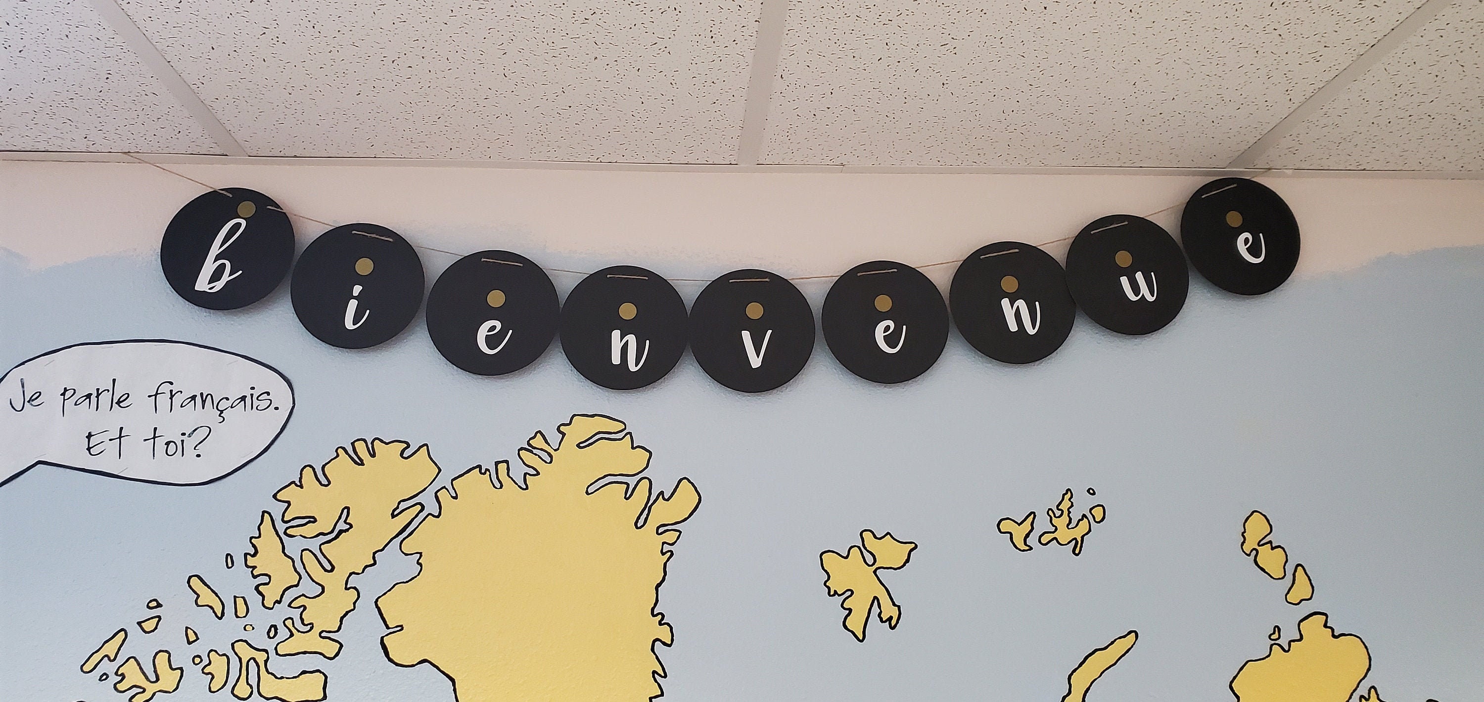 Bienvenue Banner French Classroom Banner Welcome Banner - Etsy Canada