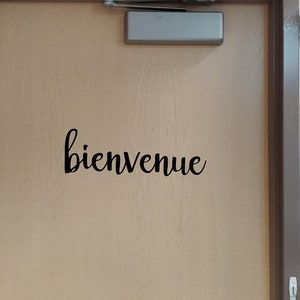 Bienvenue Sign, Welcome Sign, Classroom Decor, French Classroom, French ...