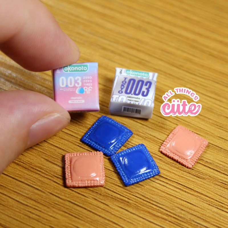 112 Dollhouse Miniature Condoms Miniature Sex Toys Mini Brands Miniature Accessories Mini Sexy