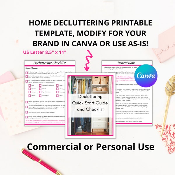 Declutter Planner - Etsy