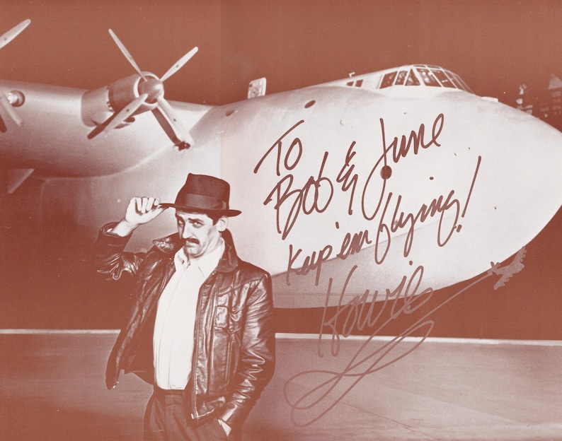 Vintage Sepia Tone Nostalgic Art Print - Howard Hughes and the Spruce ...