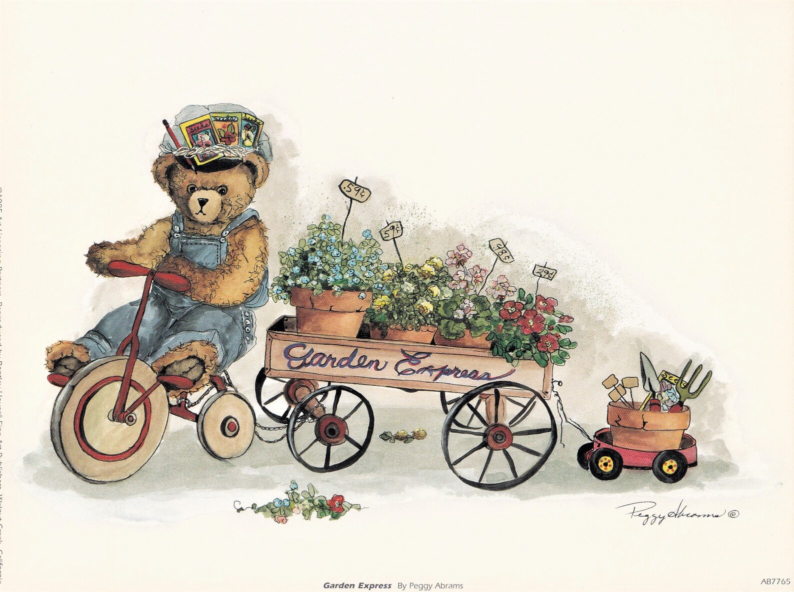 Set/2 Vintage Fine Art Prints by Artist Peggy Abrams - Etsy