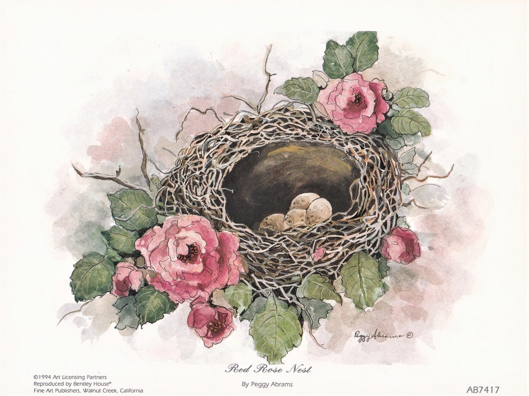 Set/2 Vintage Fine Art Prints by Artist Peggy Abrams - Etsy