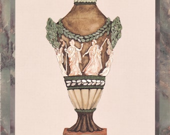 Set/2 Vintage Fine Art Prints by Artist Peggy Abrams | Etsy