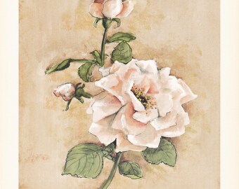 Set/2 Vintage Fine Art Prints by Artist Peggy Abrams | Etsy