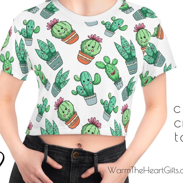 Cactus Crop Top - Etsy