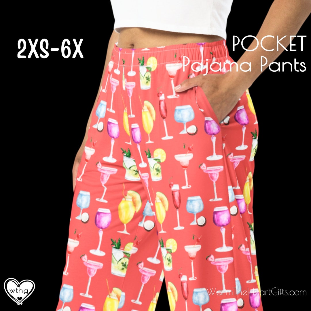 Summertime Unisex Pajama PJ Bottoms Fun Plus Size Vacation Pants Gift ...