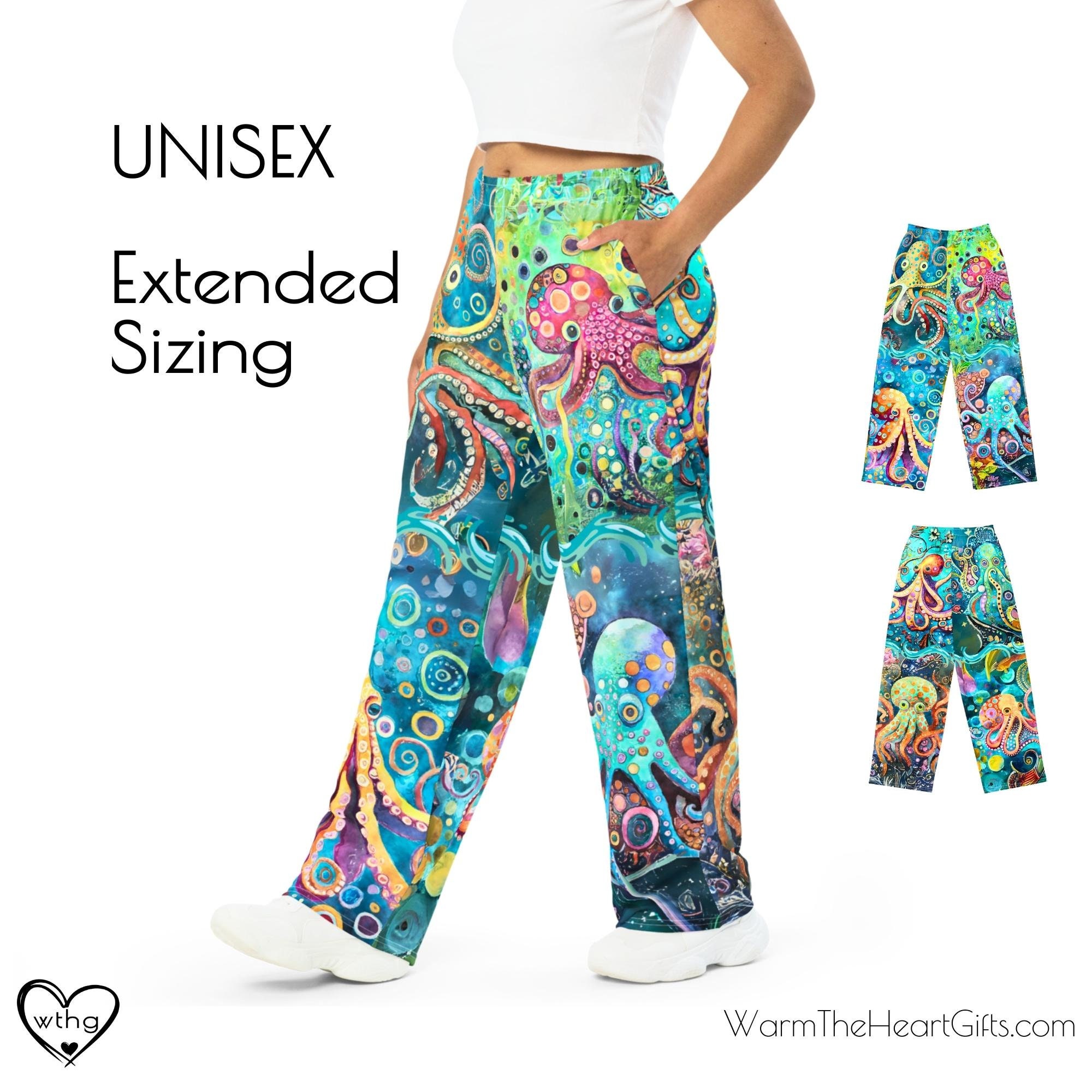 Octopus Pajama Pants Pocket PJ Bottoms Kraken Sea Creatures 5672-PJU ...