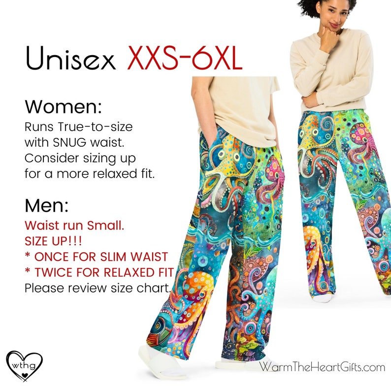 Octopus Pajama Pants Pocket PJ Bottoms Kraken Sea Creatures 5672-PJU ...