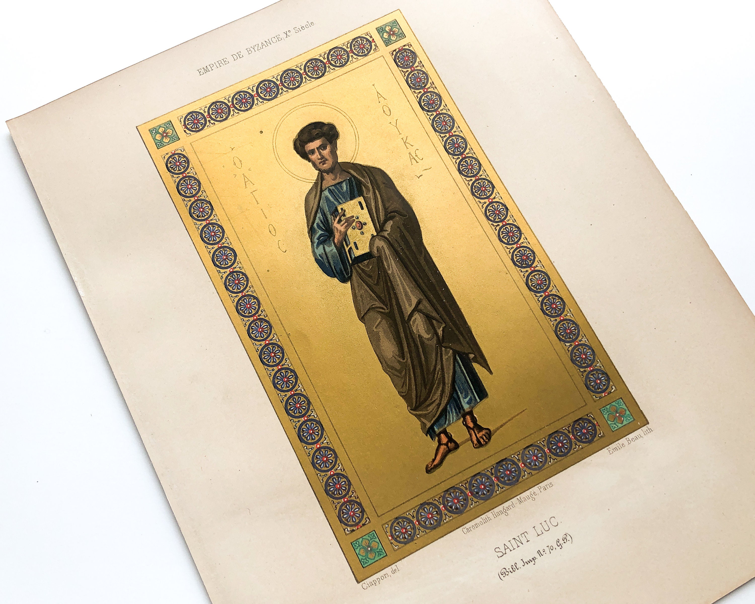 Set of 4 Byzantine Portraits Gospel Saints Matthew Mark - Etsy
