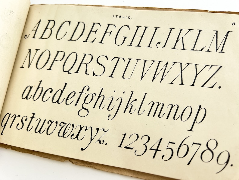 C. 1880s ornamental Penman's, Engravers, Sign Writers, Draughtsmen ...