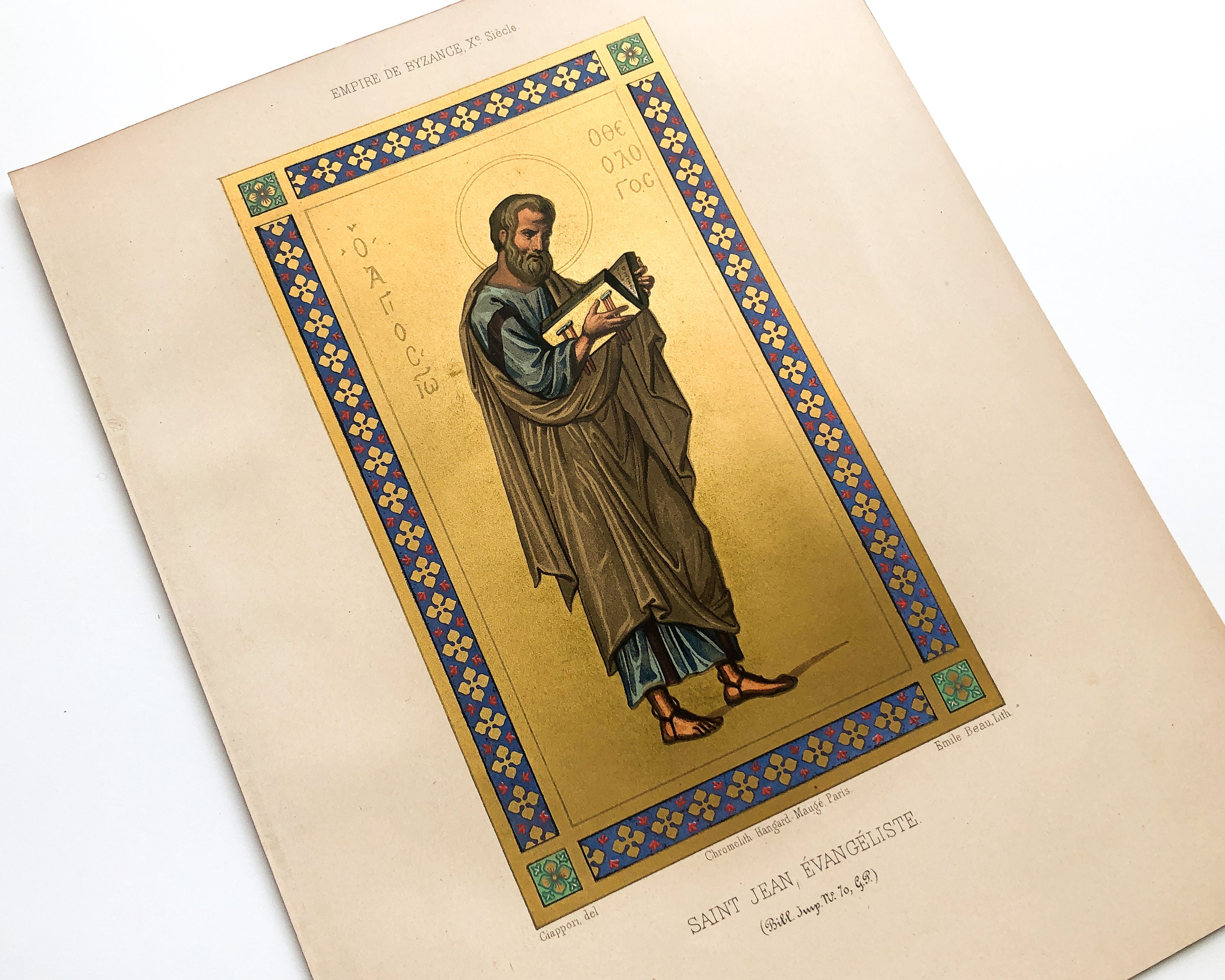 Set of 4 Byzantine Portraits Gospel Saints Matthew Mark - Etsy