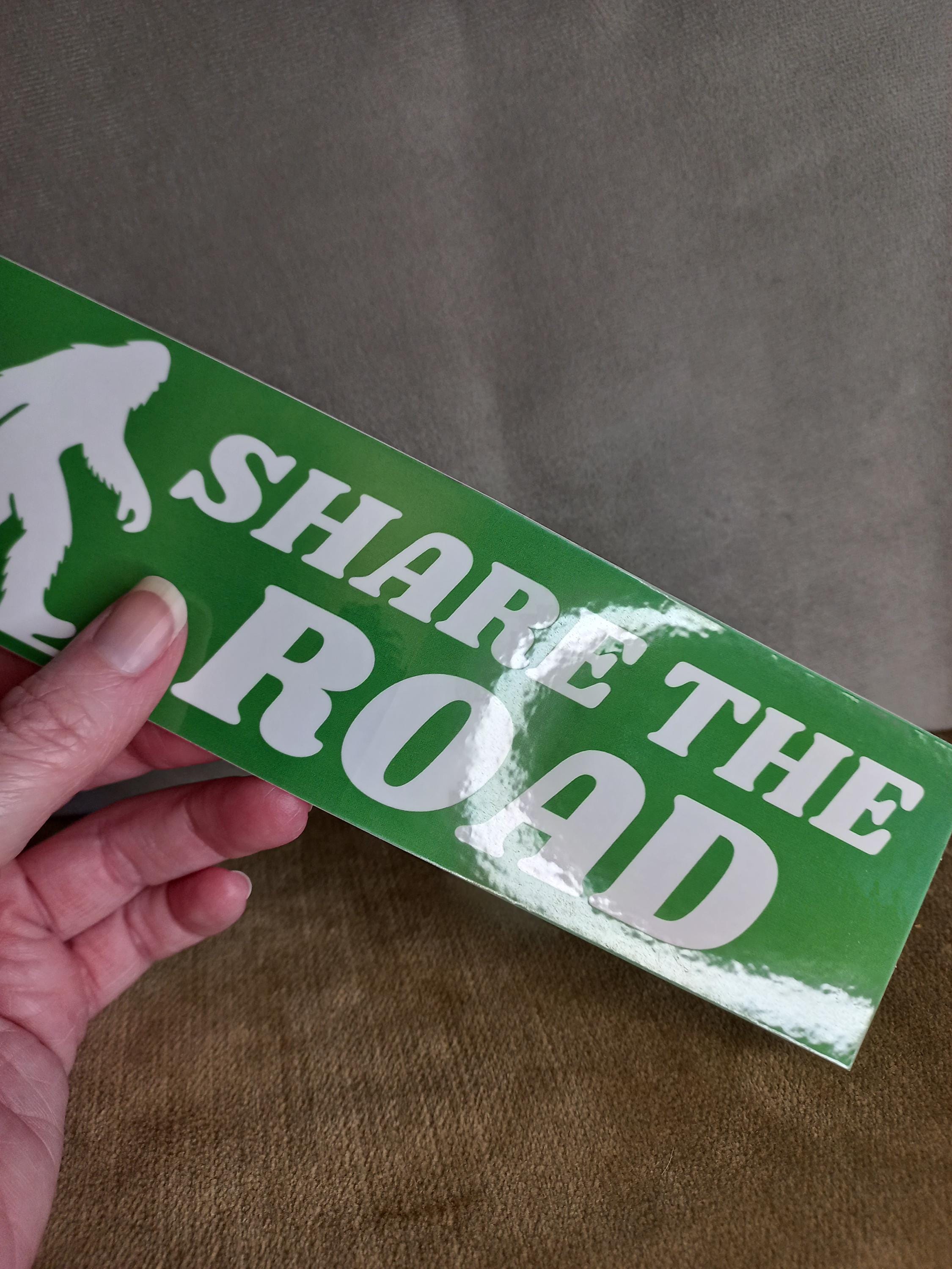 Sasquatch Bumper Sticker | Funny Bigfoot Car Decal | Cute Cryptid ...