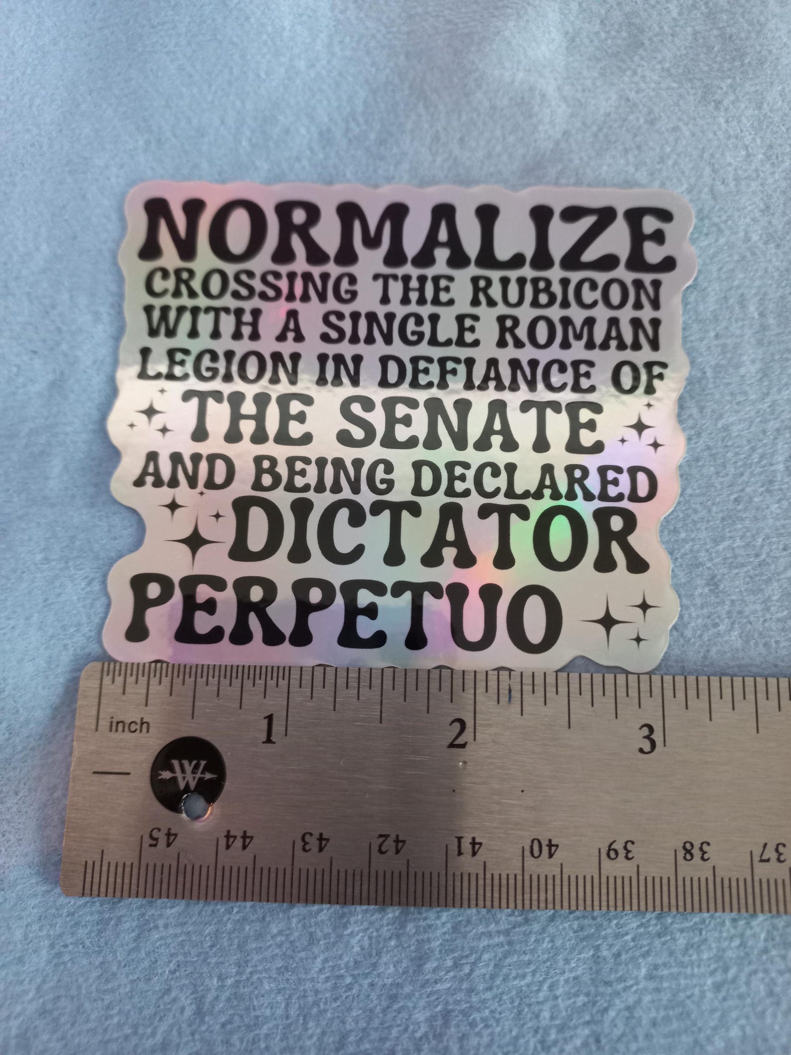 Alea Iacta Est | Funny Julius Caesar Ancient Rome Sticker for When the ...